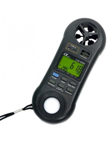 Luximetro Datalogger 400.000 LUX DT-3808 Medição Luz